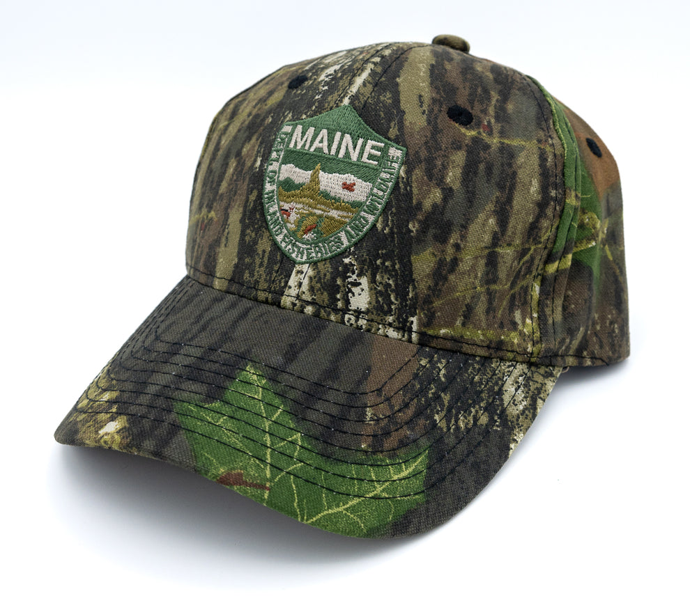 Ball Cap, Camo & Orange – MDIFW